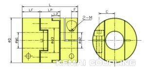 Oldham Couplings Clamp Style : OCC Series | Pumps & Couplings